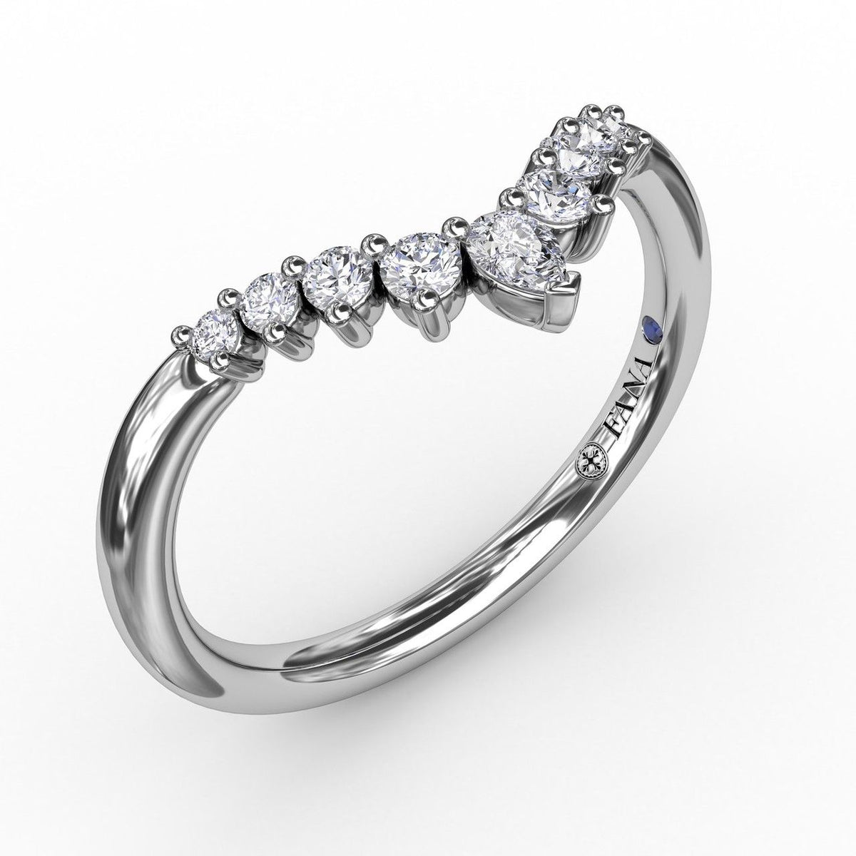 Prong Set Chevron Diamond Band – Hale's Jewelers